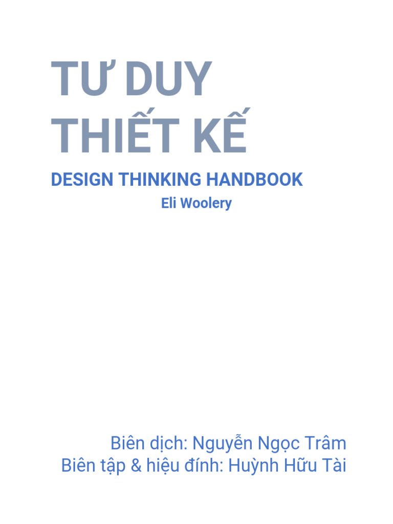 Design Thinking Handbook | PDF