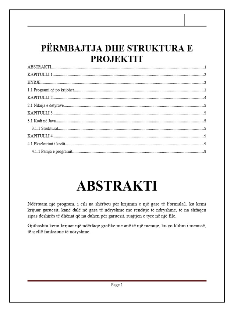 Detyre Kursi JAVA | PDF