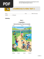 Movers - Speaking Test | PDF