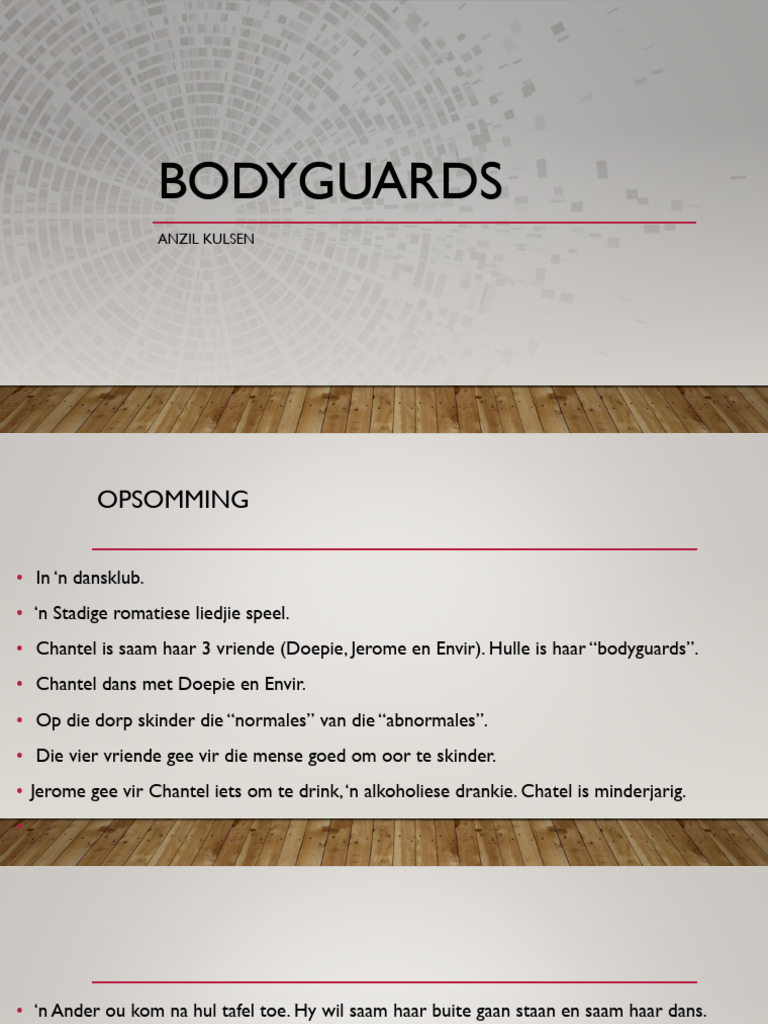 Bodyguards | PDF