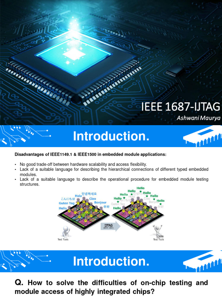 Ijtag Ieee 1687 Pdf Embedded System Computer Engineering