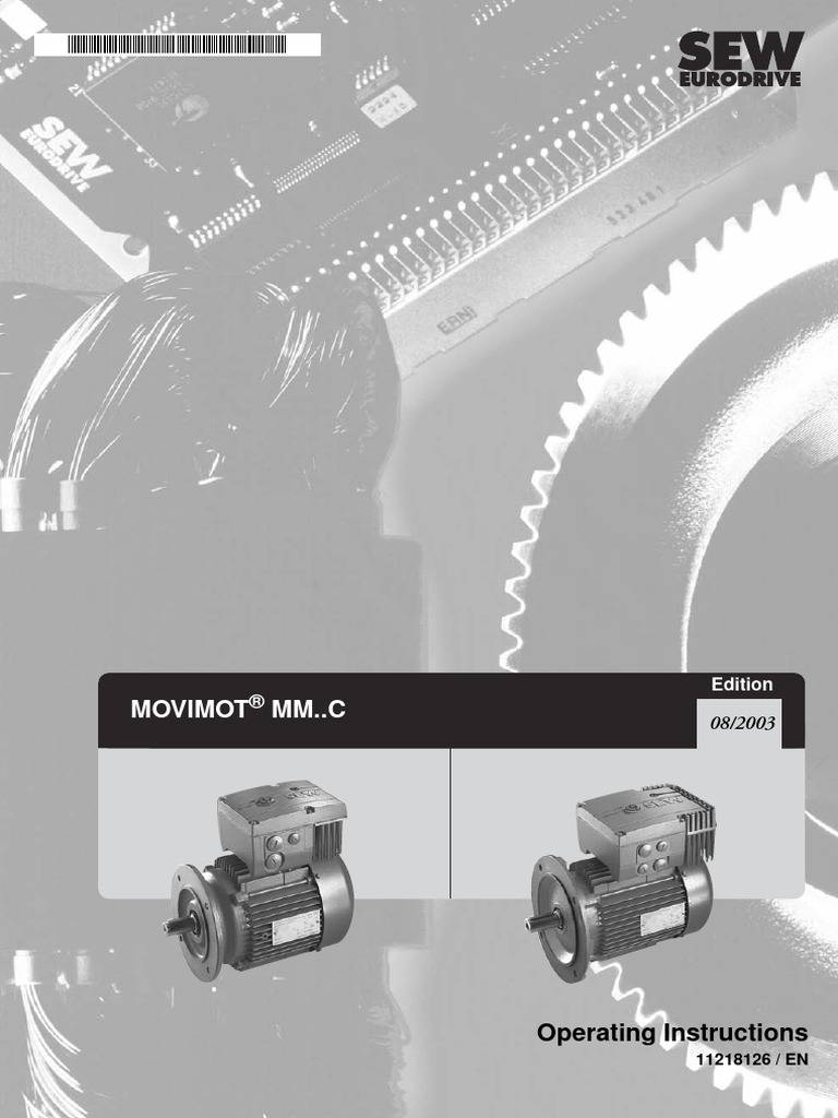 Sew Movimot | PDF | Electrical Wiring | Power Supply