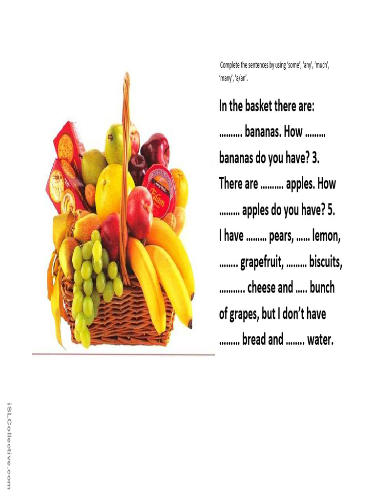 COUNTABLE & UNCOUNTABLE NOUNS - Describe A Picture | PDF | Language ...