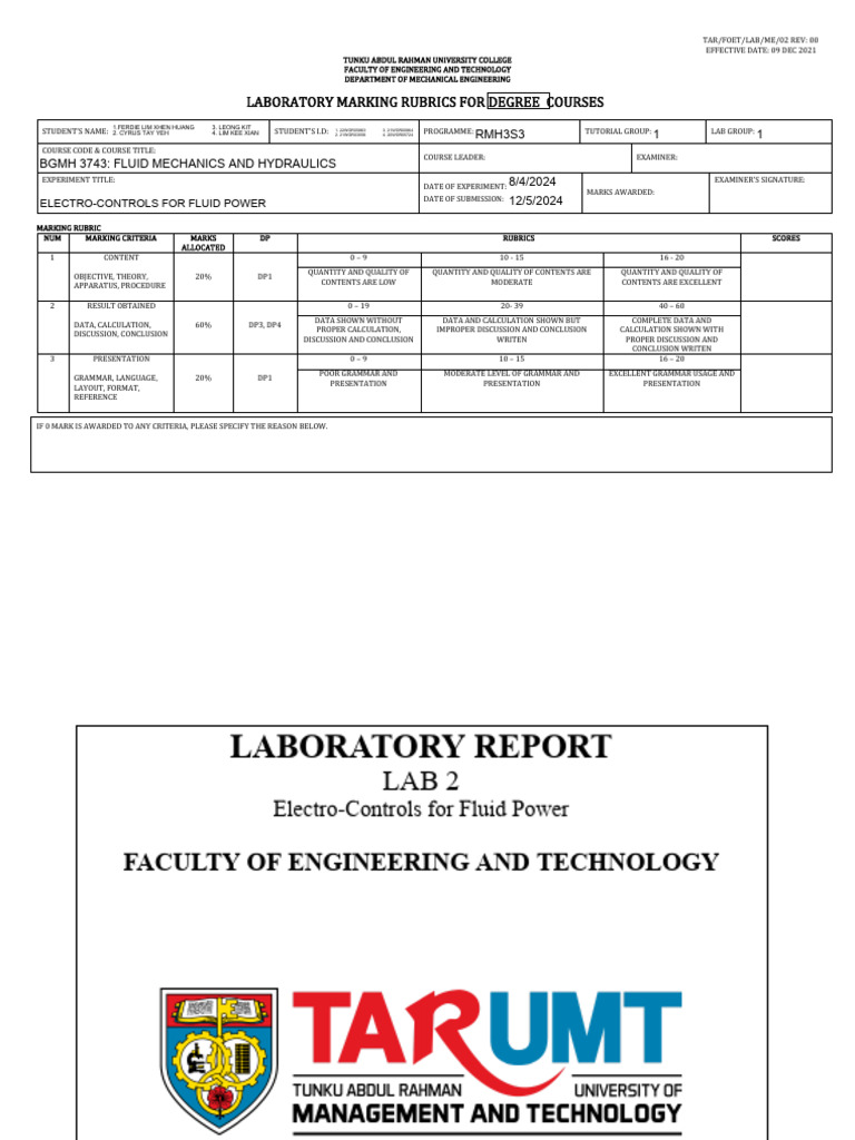 Lab2 - Cyrus - Ferdie - Leong Kit - Lim Kee Xian | PDF | Gas ...