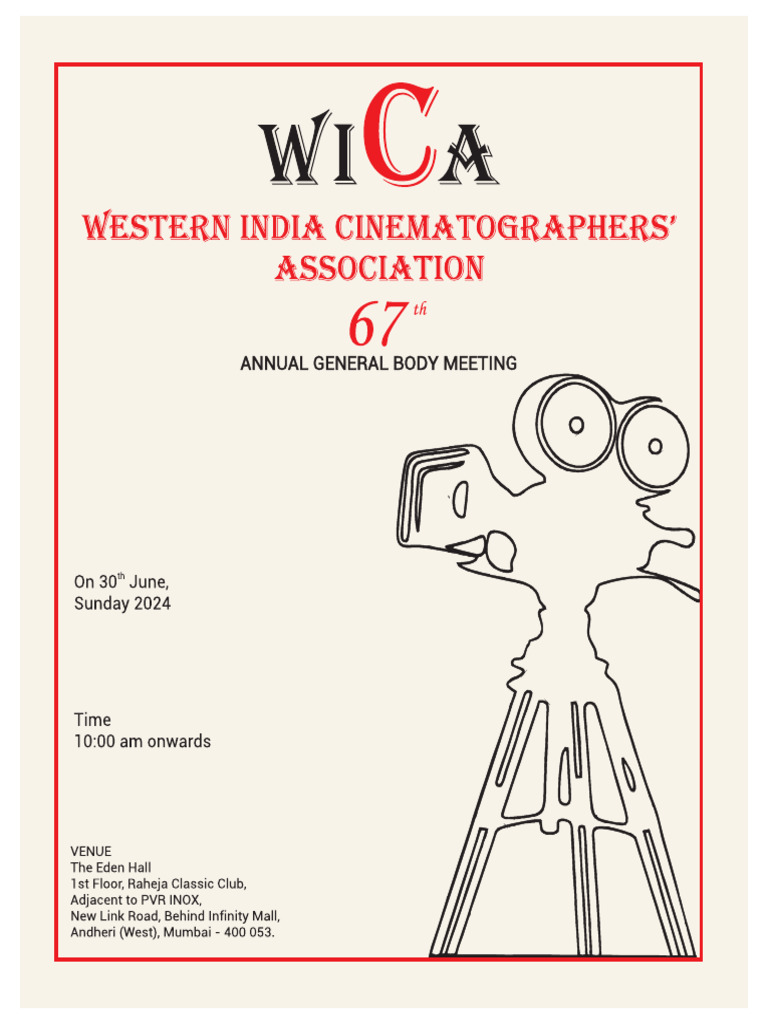WICA 67th AGM Brochure | PDF