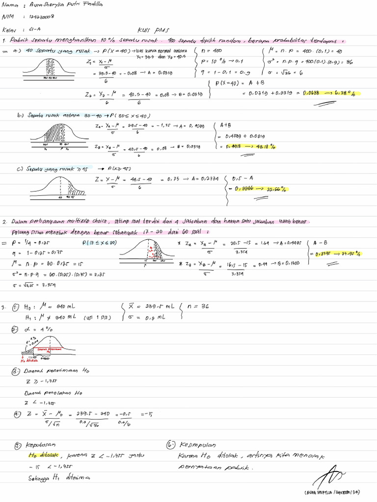 AuraSherylia SI-A Kuis | PDF