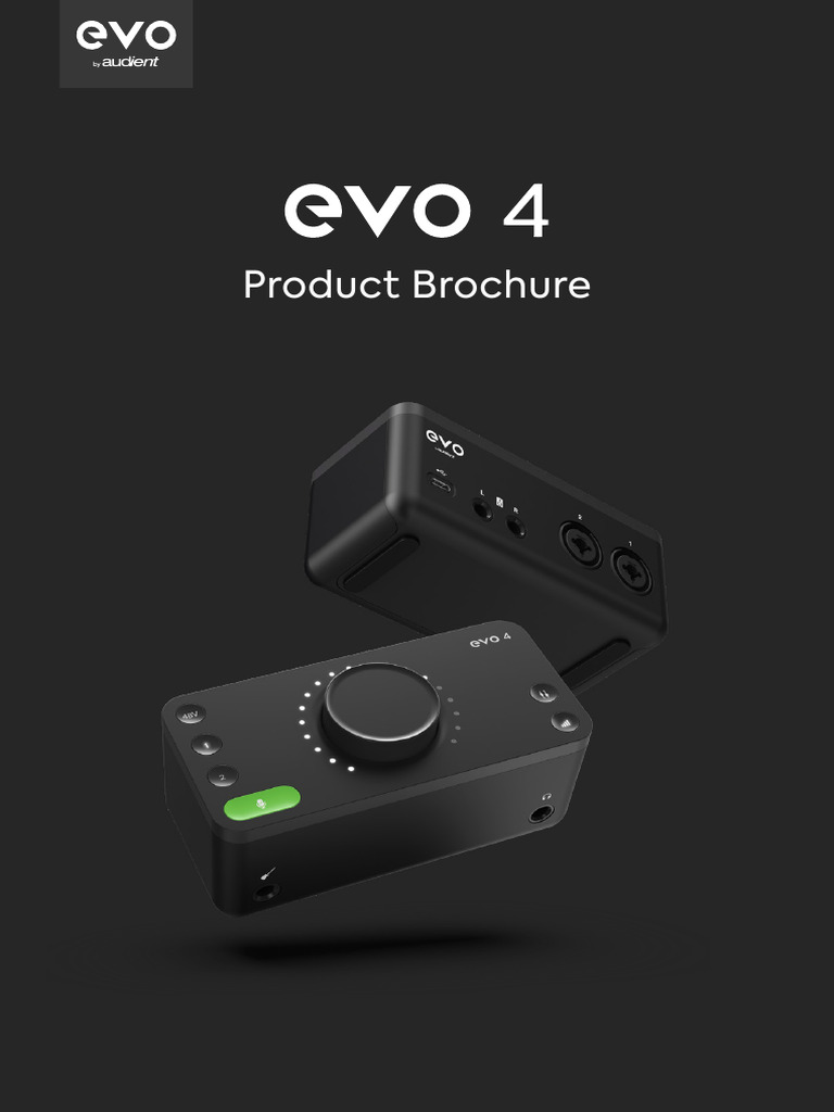 EVO 4 Product Brochure | PDF | Microphone | Headphones