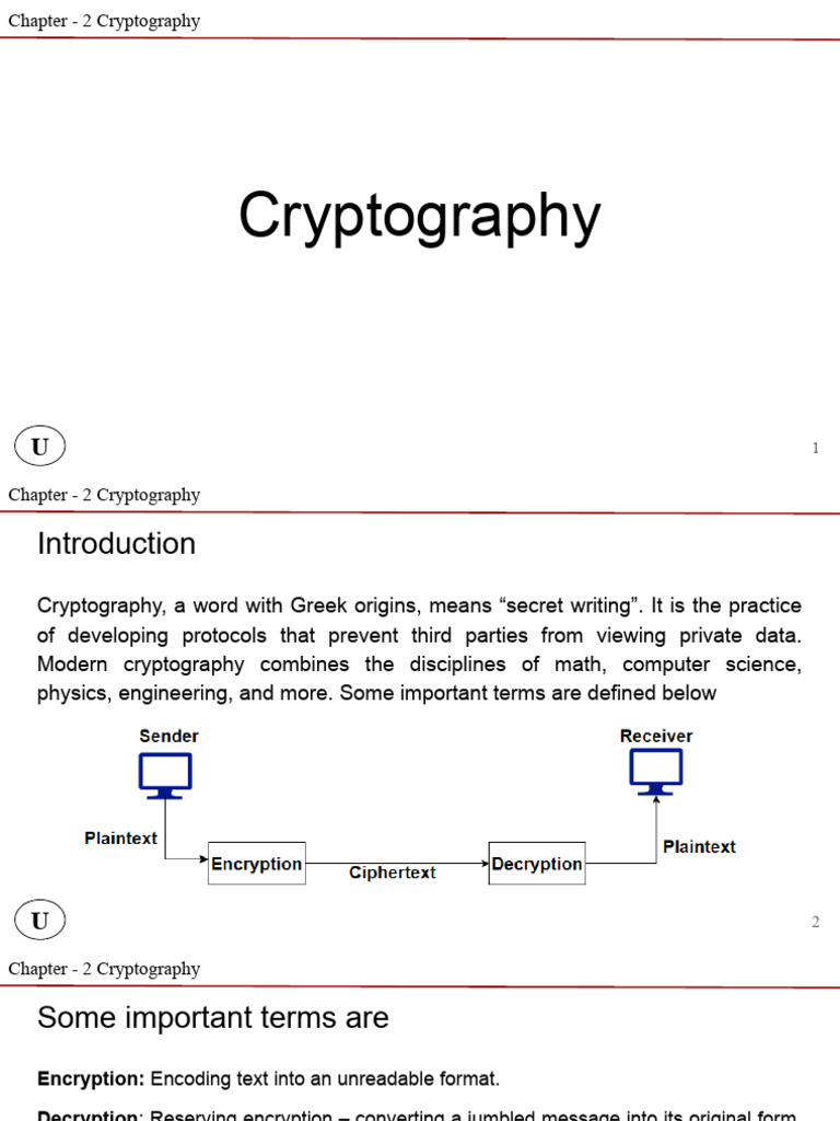 Cryptography New | PDF | Cryptography | Key (Cryptography)