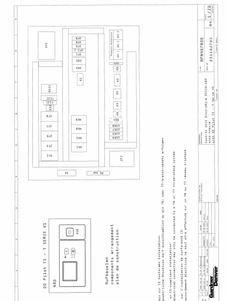 6.GD Pilot (Compressor Control Unit) Electrical Layout | PDF