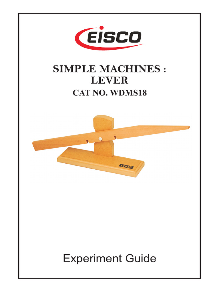 Simple Machines LEver | PDF | Lever | Machines