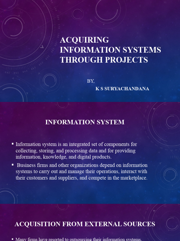 Information Systems Acquisition Strategies | PDF | Application Software ...
