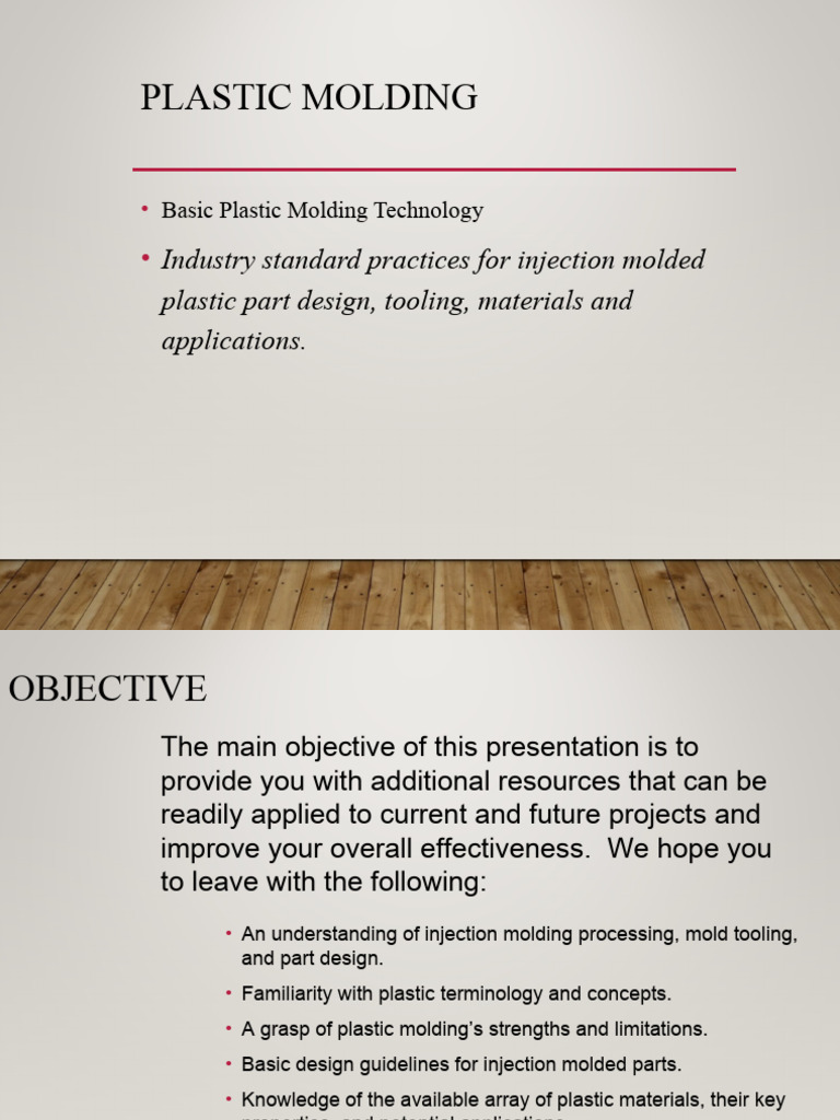 Lecture 1-Injection Molding | PDF | Polymers | Thermoplastic