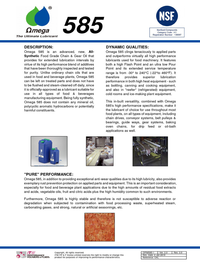 Omega 585 | PDF | Dangerous Goods | Firefighting