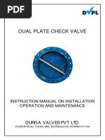 RITAG Wafer Type Check Valves Manual | PDF | Valve | Pump