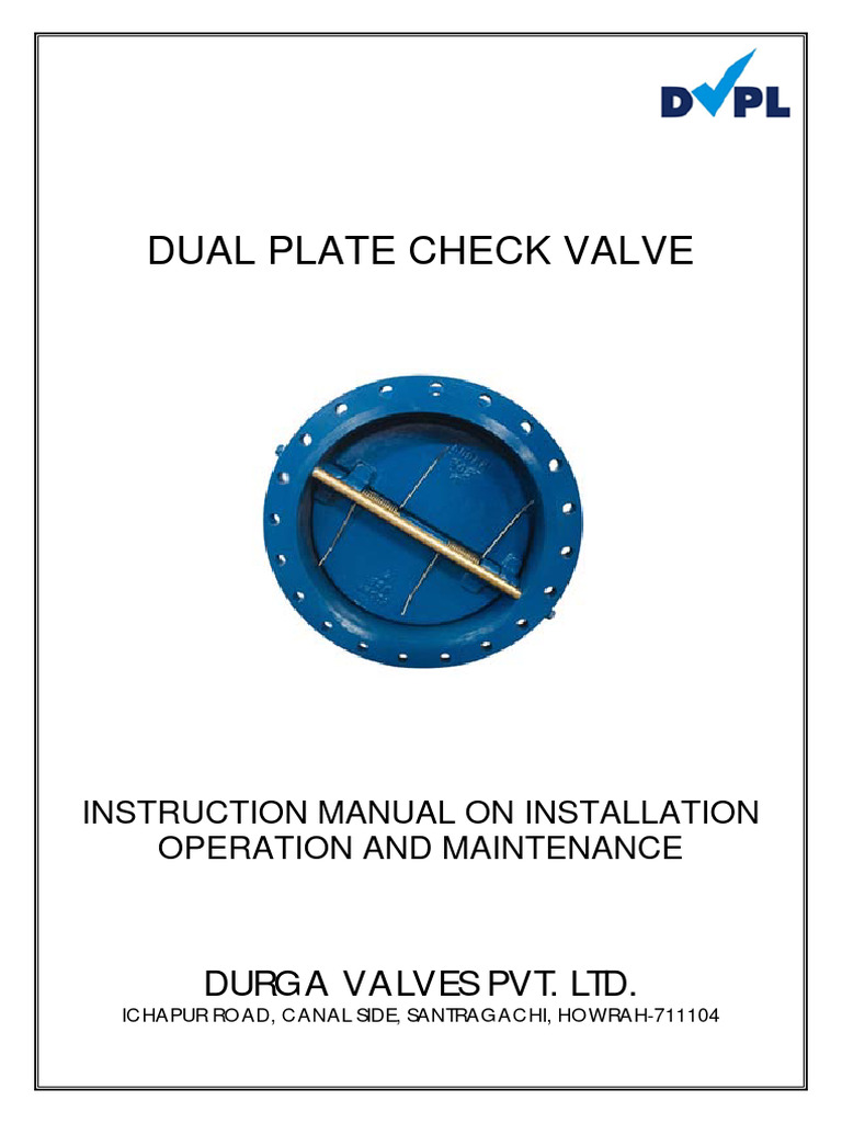 Manual DPCV | PDF | Valve | Pipe (Fluid Conveyance)