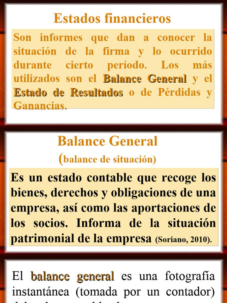 Clase2 El Balance General | Descargar gratis PDF | Hoja de balance | Contabilidad