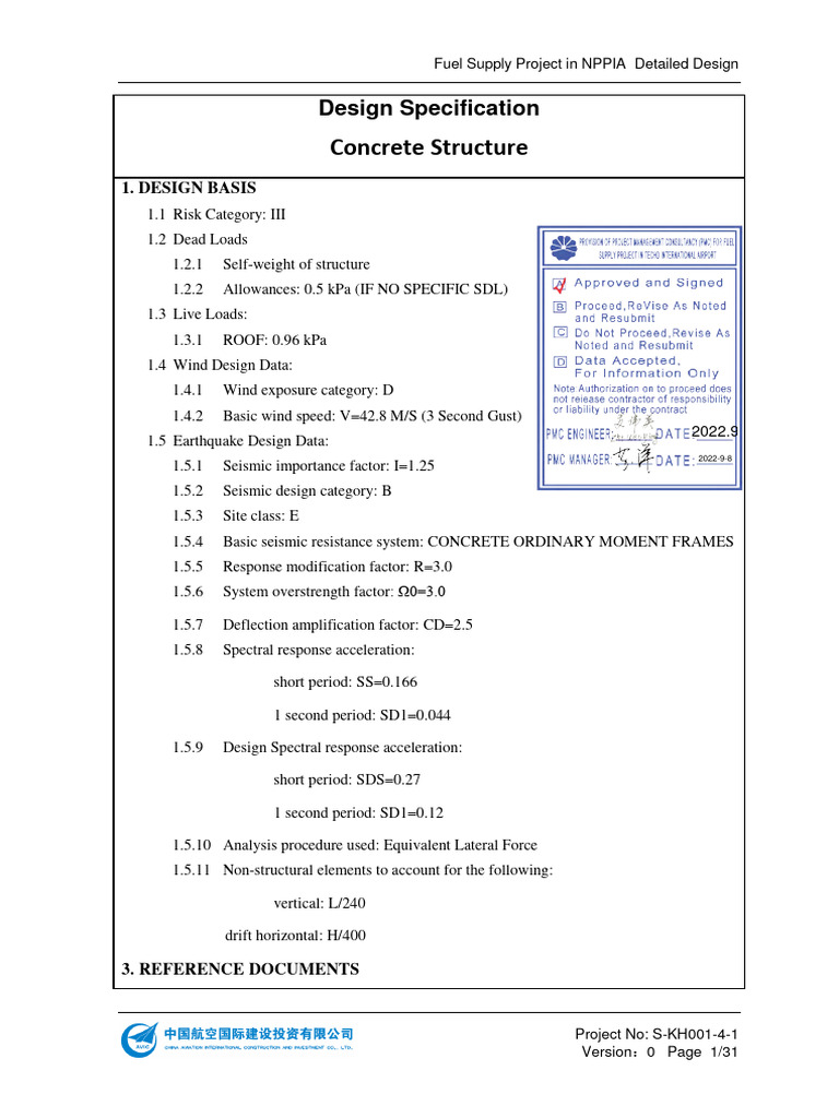 NPPIA-FSP-IPAS-STR-SPC-0001 Design Specification Concrete Structure ...