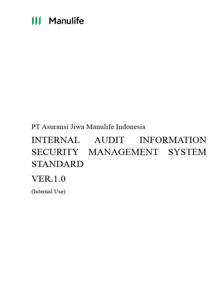 Isms 007 Isms Information Security Policy V 1 0 Eng Based On Draft Mfc Download Free Pdf