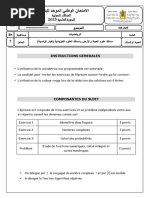 Correction Examen National Math 2022 | PDF | Fonction (Mathématiques ...