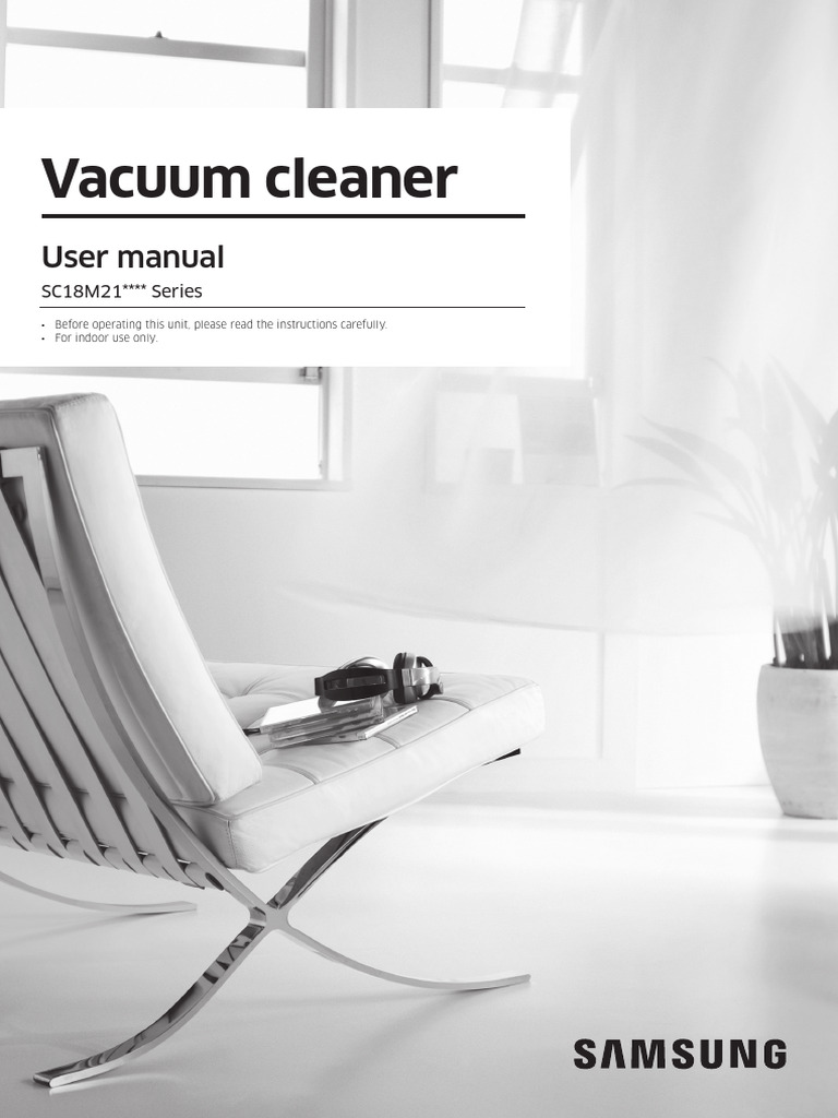 Samsung Vacuum Cleaner | PDF | Vacuum Cleaner | Ac Power Plugs And Sockets