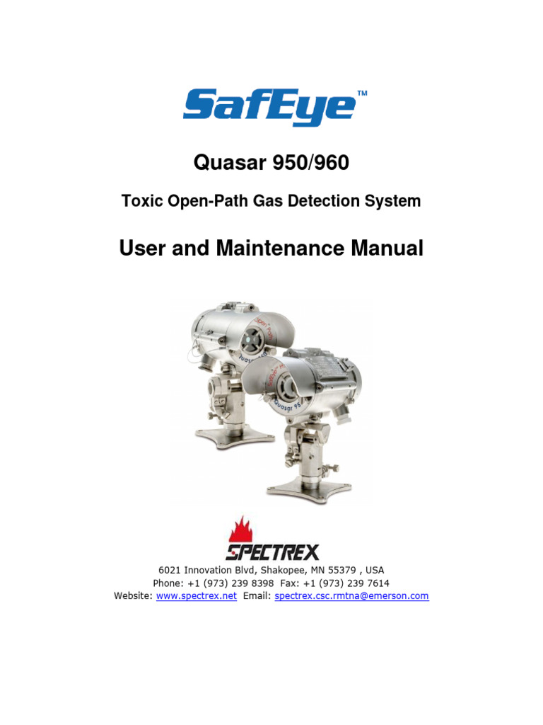 Open Path Gas Detector | PDF | Ultraviolet | Ammonia