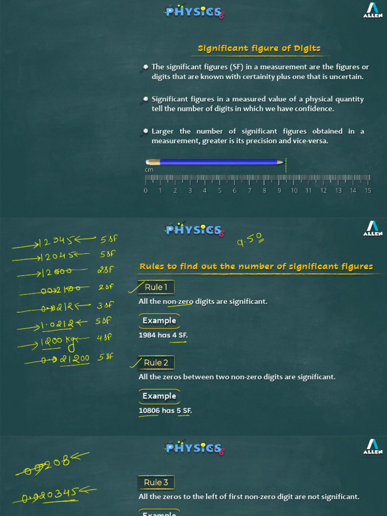 Understanding Significant Figures and Precision | PDF | Significant Figures | Accuracy And Precision