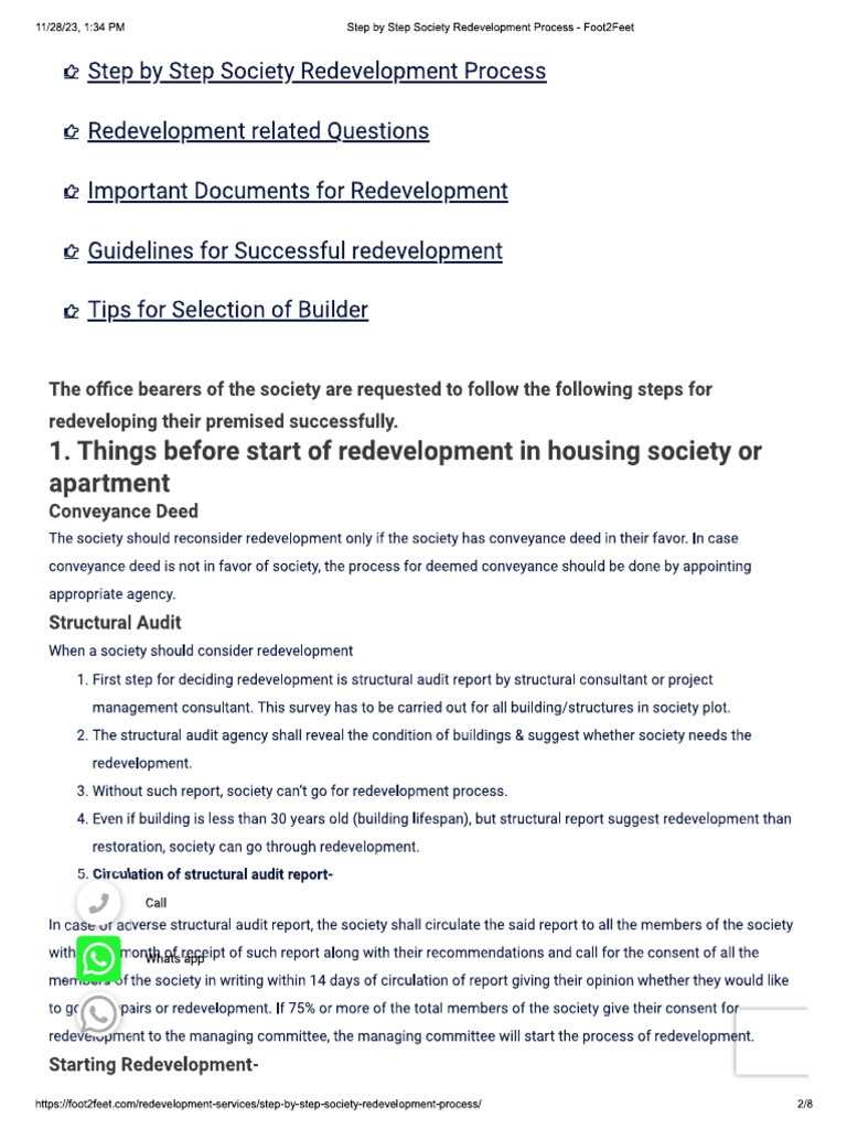 Redevelopment Guidelines | PDF