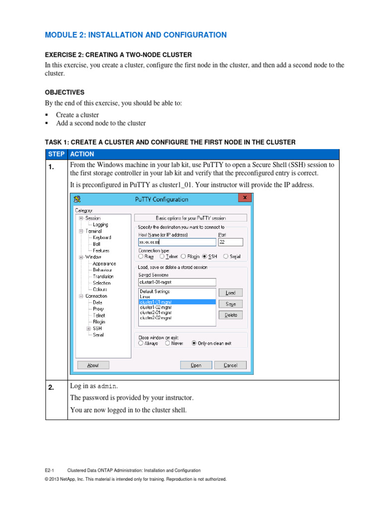 02 InstallAndConfig EG | PDF | Computer Cluster | Ip Address