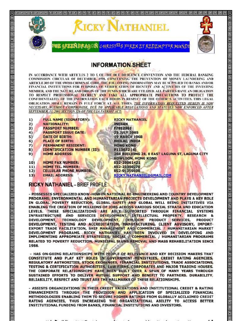 RICKY NATHANIEL Profile | PDF