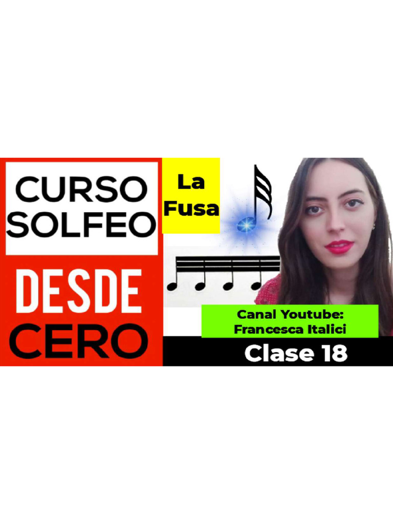 La Fusa (Curso de Solfeo) | PDF