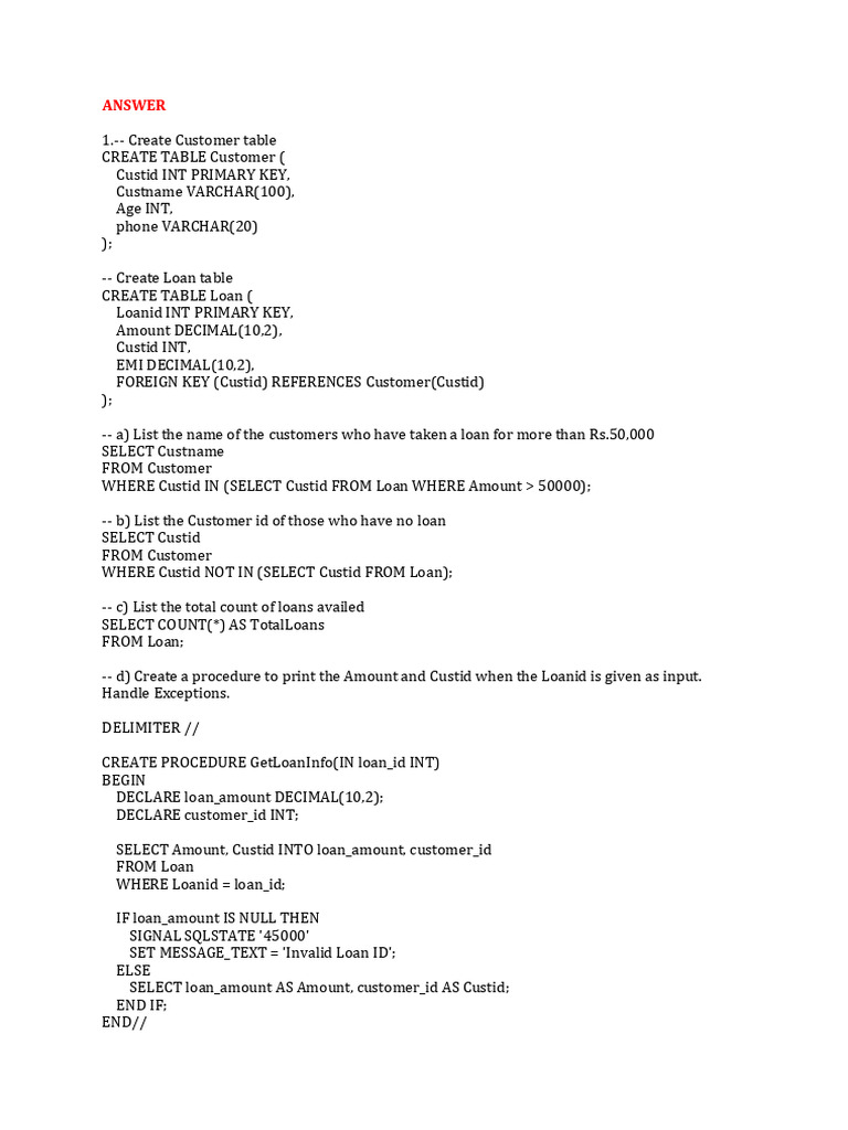 ANSWER | PDF | Data Management Software | Data Management