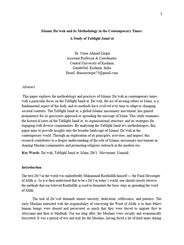 Islamic Dawah | PDF | Prophets And Messengers In Islam | Abrahamic ...