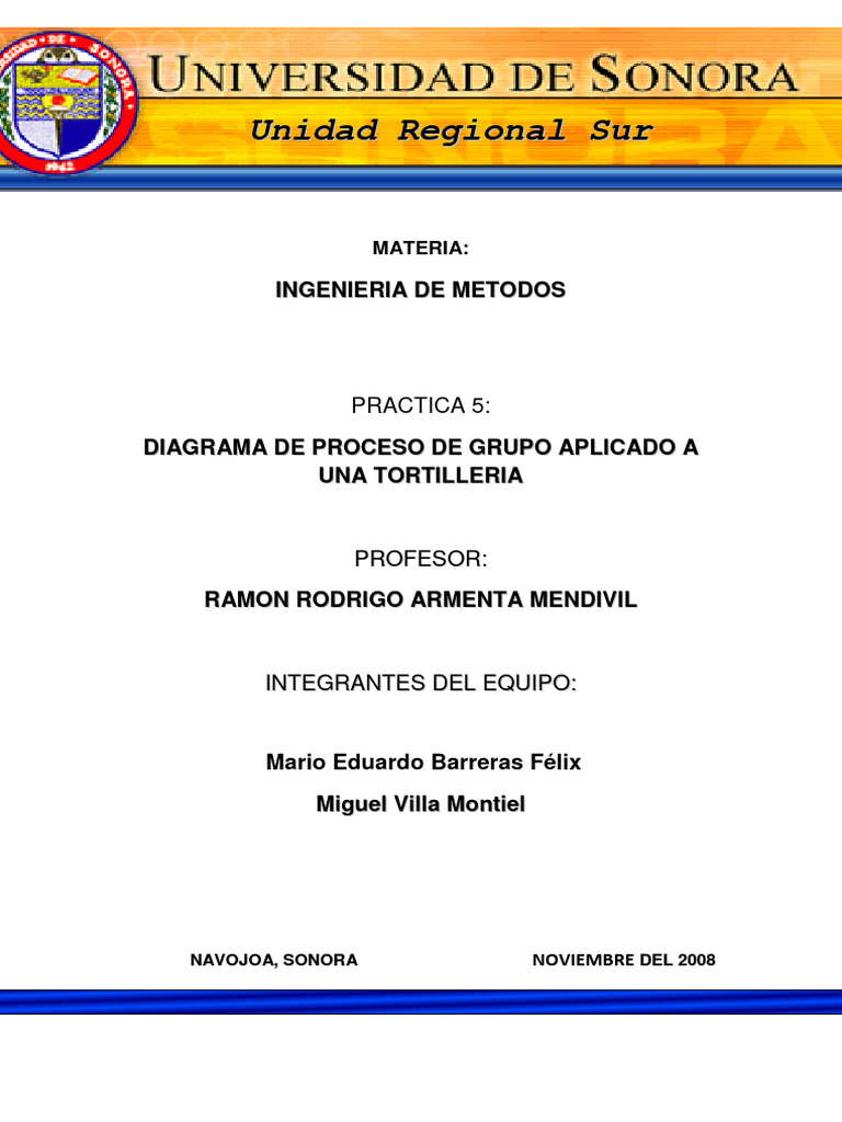 Practica 5 DIAGRAMA DE GPO CUADRILLA | PDF