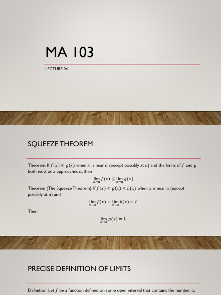 MA 103 Slides L04 | PDF | Function (Mathematics) | Mathematical Objects