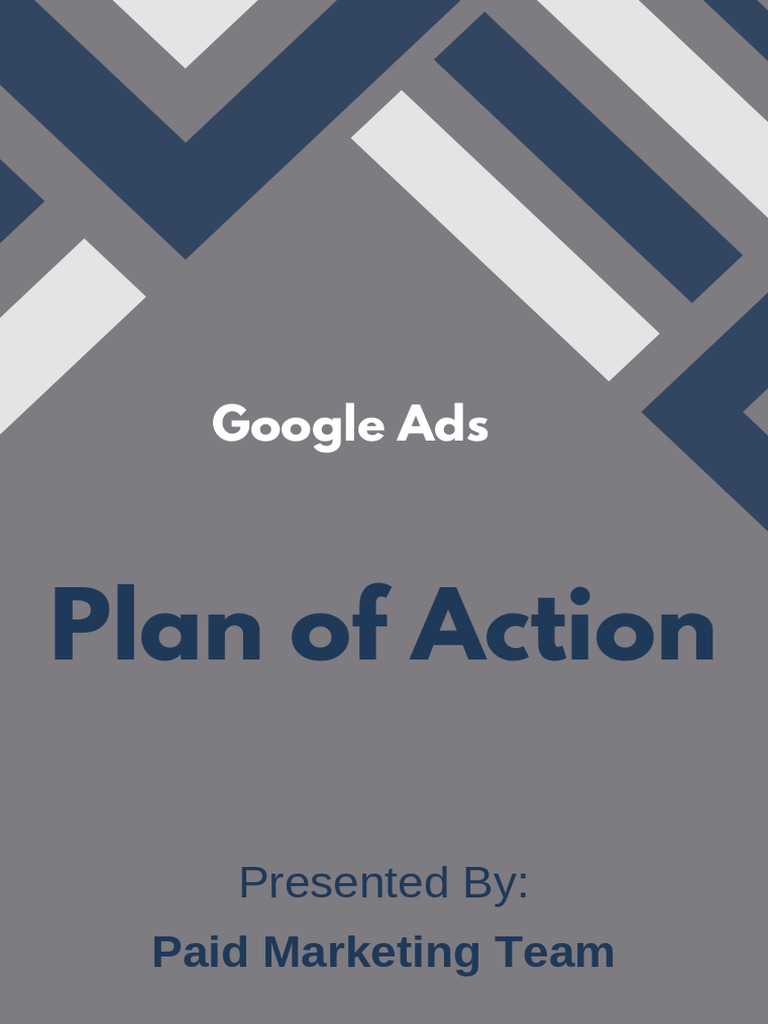 Google Ads Plan of Action | PDF | Search Engine Optimization | Advertising