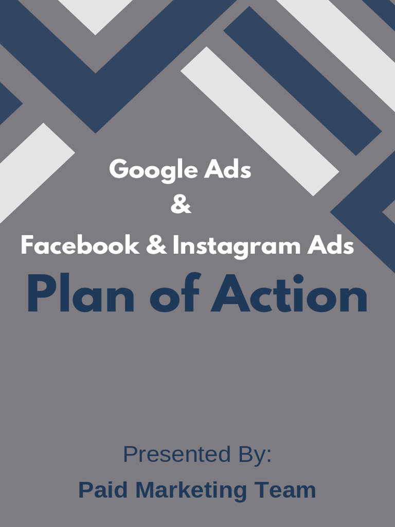 Google & Facebook Plan of Action | PDF | Advertising | Search Engine ...