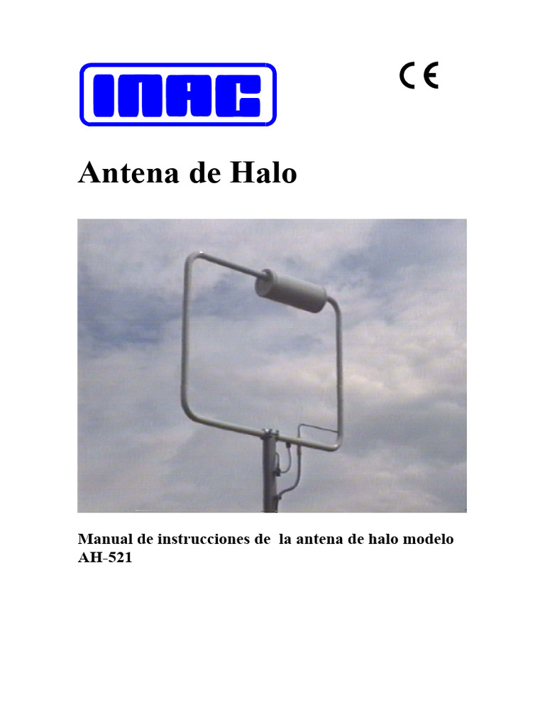 Manual de Antena Halo AH-521 | PDF | Antena (Radio) | Inductor
