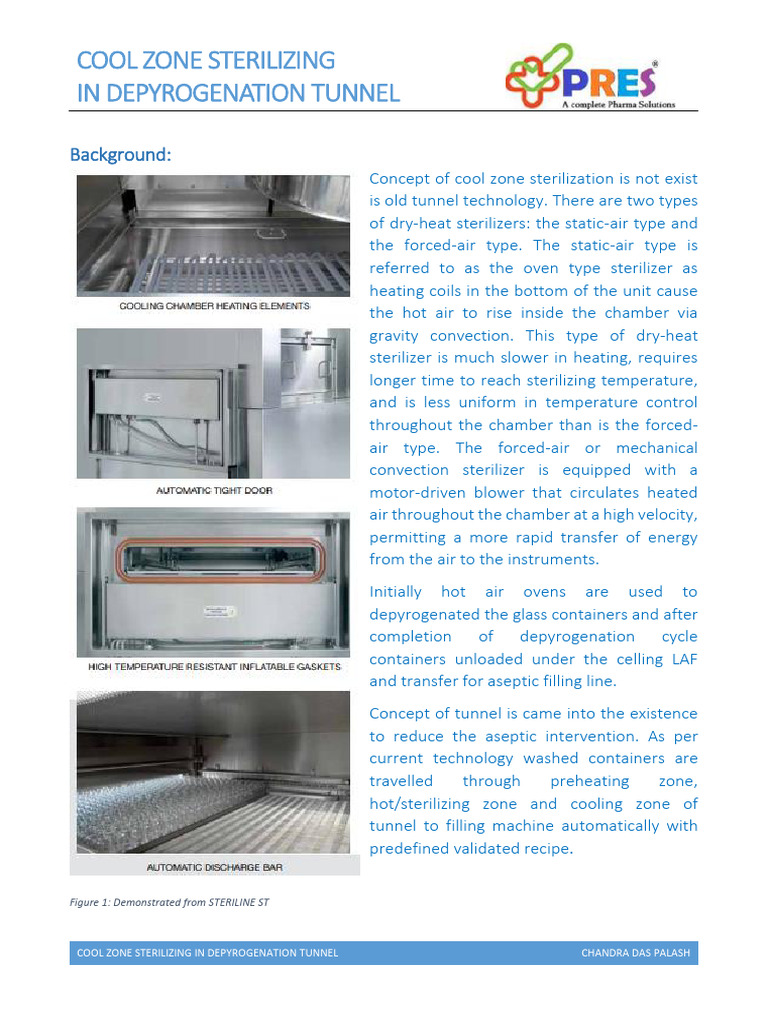 Cool Zone Sterilizing in Depyrogenation Tunnel | PDF | Sterilization ...