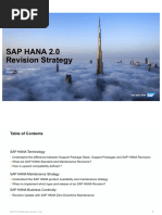 SAP HANA 2.0 Revision and Maintenance Strategy | PDF | Sap Se | Software