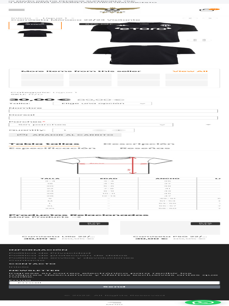 Camiseta Mónaco 2223 Visitante – Camisetas Futbol y Baloncesto | PDF