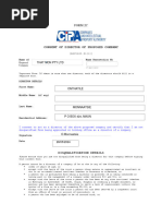 Consent to Act as Director - Form 45 | PDF | Social Institutions ...