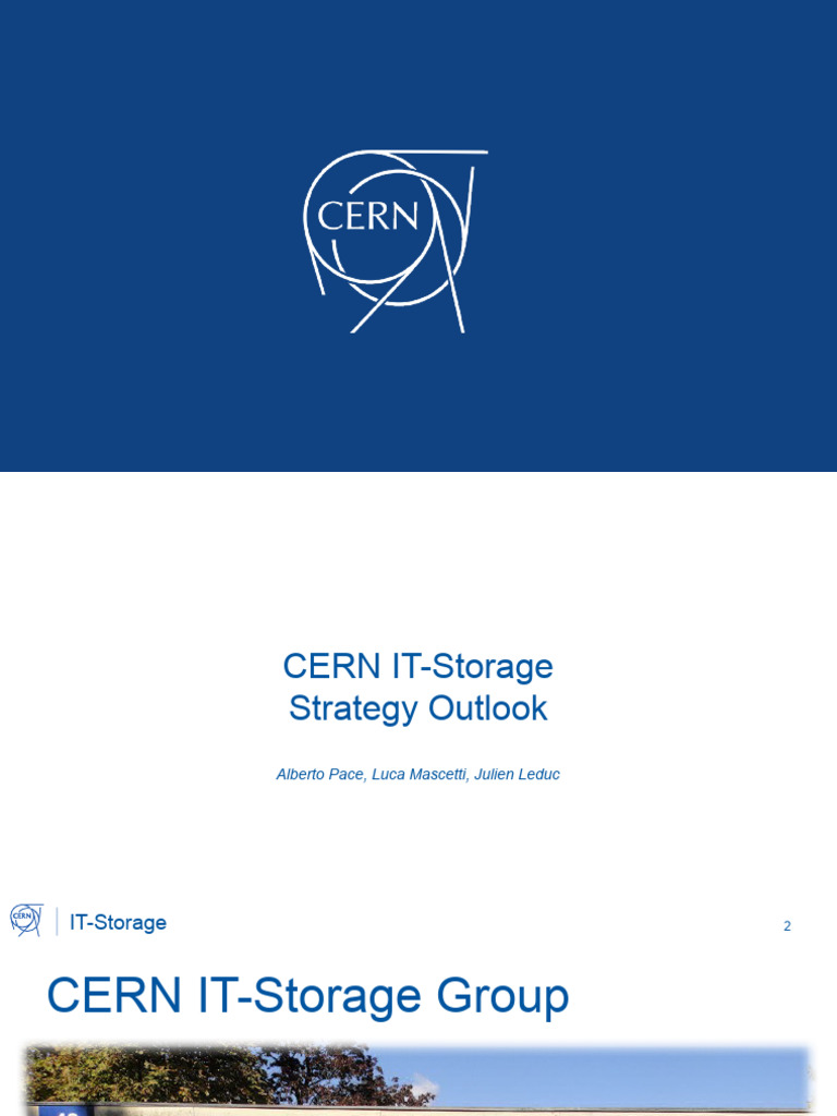 Hepix_CERN_IT-Storage_Strategy | Download Free PDF | Backup | Computer Data Storage