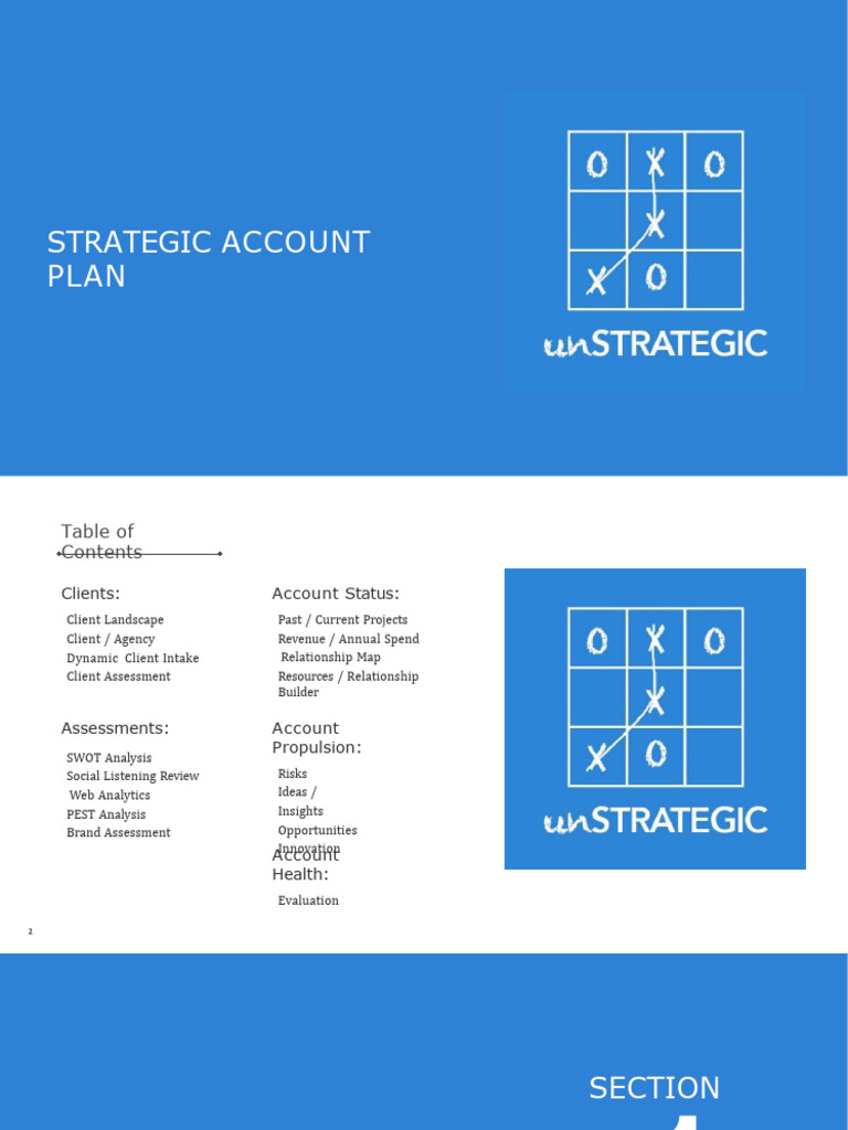 Strategic-Account-Plan-Template | PDF | Analytics | Swot Analysis Strategic-Account-Plan-Template | PDF | Analytics | Swot Analysis