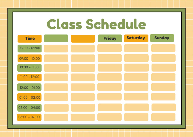 Green and Yellow Watercolor Pastel Spring Student Teacher Class ...