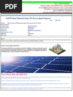 Fixed Solar Mounting Structure Drawing | PDF | Equipment