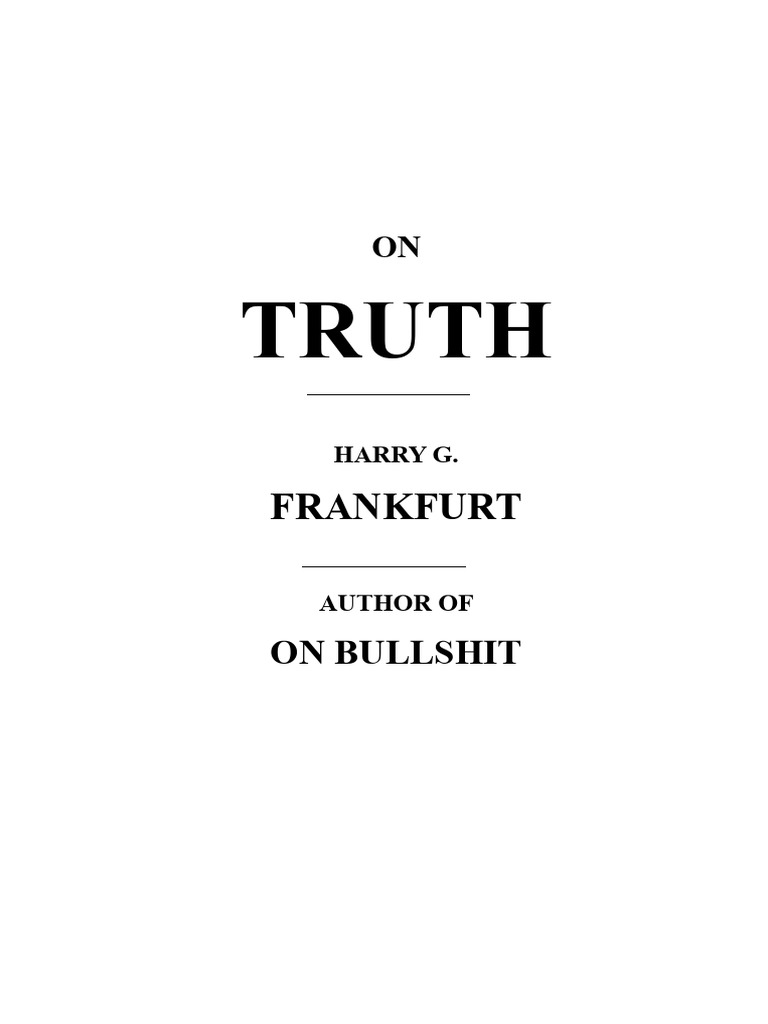 On Truth | PDF