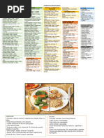 Dieta IMSS | PDF | Almuerzo | Cocina de las Americas