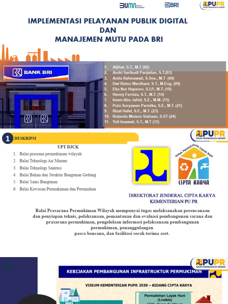 Implementasi Pelayanan Publik Digital pada BRI | PDF