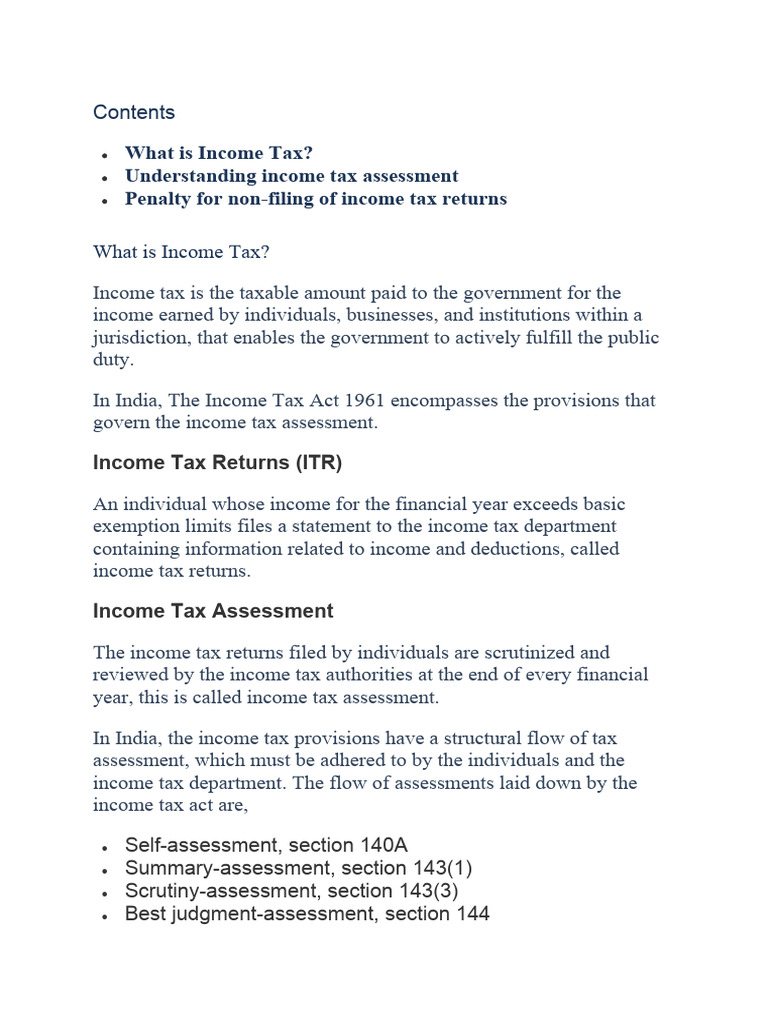 Income Tax Guide for Indian Taxpayers | PDF | Taxes | Income Tax