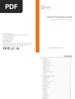 Deye Inverter Manual | PDF | Alternating Current | Power Inverter